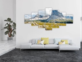 Obraz - Italské Dolomity (210x100 cm)