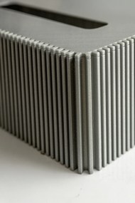 BOX SETA - Designový box na jednorázové kapesníčky, kamená šeď