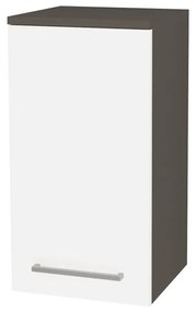 Mereo Bino koupelnová skříňka horní 63 cm, levá, Multidecor, Lávová šedá CN695LAS1
