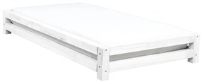 Benlemi Jednolůžková postel JAPA Zvolte barvu: Bílá, Zvolte rozměr: 80 x 200 cm