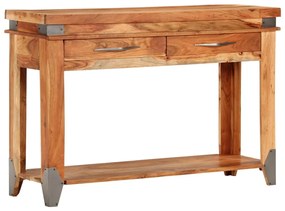 Konzolový stolek 110 x 34 x 74 cm masivní akáciové dřevo,  338469