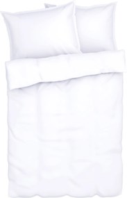 Livarno Home Saténové ložní povlečení, 200 x 220 cm, 70 x 90 cm (bílá)