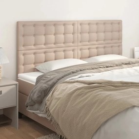 Čelo postele Cappuccino 160x5x118/128 cm umělá kůže 3116433