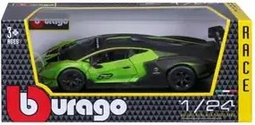 Bburago Race Lamborghini Essenza SCV12 Green / měřítko 1:24