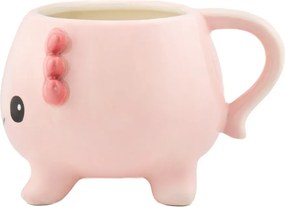 Světle růžový hrnek Axolotl – Sass &amp; Belle