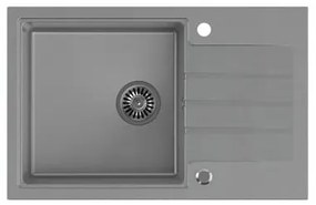 Dřez Quadron PETER111 silver stone ner HCQP7850SZK
