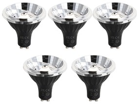 Sada 5 stmívatelných LED žárovek GU10 70mm 6,5W 600 lm 3000K