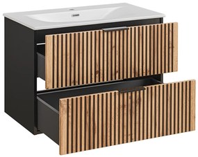 Koupelnová skříňka s umyvadlem XILO U80/1 | 80 cm