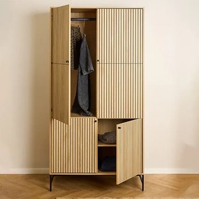 Šatní skříň Albany 99 cm dub přírodní