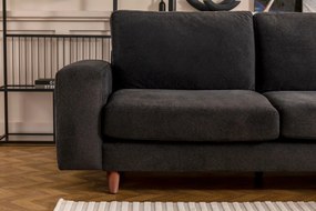 Hanah Home Rohová pohovka BERLIN pravá antracitová