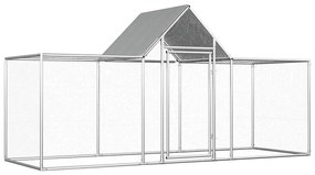 Klec pro kuřata 3 x 1 x 1,5 m pozinkovaná ocel