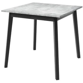 Jídelní rozkládací stůl Renkiz S 85/85, Barva dřeva: šedá + černá