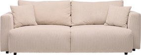 XXXLutz ROZKLÁDACÍ POHOVKA, textil, béžová Carryhome - Rozkládací sedačky - 000215001501
