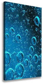 Wallmuralia Vertikální Foto obraz na plátně Bubliny nad vodou 50x100
