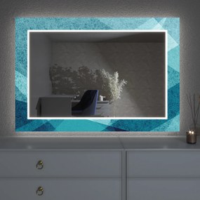 LED zrcadlo s dekorem D24