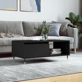 vidaXL Konferenční stolek 90x50x36,5 cm kompozitní dřevo [830558] Barva: Černá