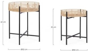 BIZZOTTO Set 2 odkládacích stolků RENDY 0746898