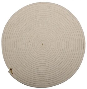 Kulaté pruhované prostírání z juty – 51x1 cm