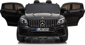 LEAN CARS Elektrické autíčko Mercedes GLC 63S MP4 černé lakované