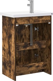 Sada koupelnového nábytku Kouřový dub 61 x 40 x 84,5 cm 3404278