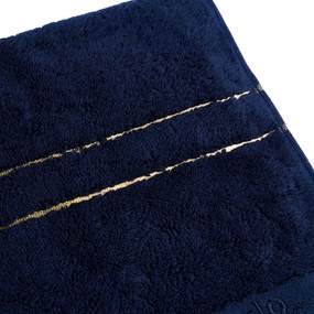 Koupelnová předložka z egyptské bavlny Dubai Collection 600 gsm modrá