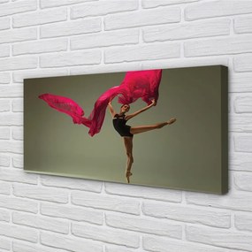 Obrazy na plátně Baletka růžová Materiál 140x70 cm