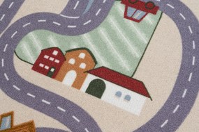Vopi, AKCE: 200x300 cm Dětský kusový koberec Scanroad 39 - neúčtujeme odřezky z role - obšitý ze všech stran, šíře, vícebarevná, filc, dětský pokoj