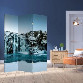 Paraván - Zamrzlé vodopády (126x170 cm)