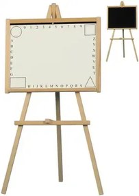 Dřevěná stojanová tabule na psaní a kreslení 90x47 cm / Tabule / magne
