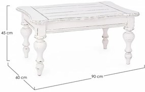BIZZOTTO dřevěný konferenční stolek COLETTE 60x90 cm 0745080