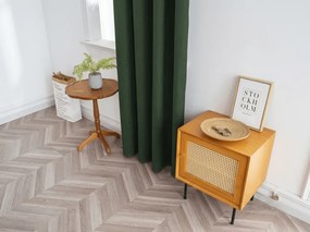 Zatemňovací závěs DUNES VELVET 140x250 cm, tmavě zelený Zavěšení: Kovové kroužky