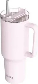 Quokka Nerezový termohrnek s brčkem Stream Light Pink 1200 ml