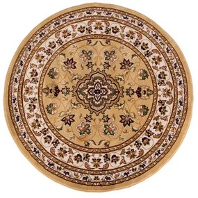 Flair Rugs, Kusový koberec Sincerity Royale Sherborne Beige kruh, 133x133 (průměr) kruh, béžová, obývací pokoj
