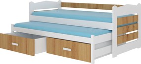 ADRK Furniture Postel dvojitá TIARRO 200x90 CH-Tia-W+ART.-206-E1364