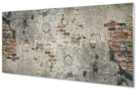 Obraz na skle Kamenná cihlová zeď 125x50 cm