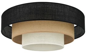 Brilagi -Stropní svítidlo ASPEN LUNETA LED/12W/230V pr. 60 černá/béžová/krémov