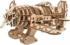 Ugears 3D dřevěné mechanické puzzle Letadlo Mad Hornet / od 14 let / 3
