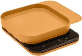 Žlutá plastová digitální kuchyňská váha Mensura – Rosti