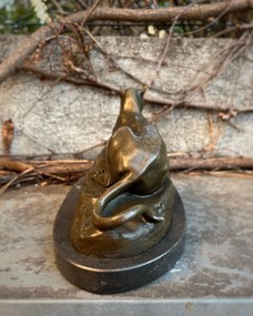 Bronzová socha soška - LVICE