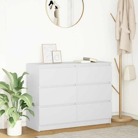 Příborník bílý 100x35x76 cm kompozitní dřevo 3328498