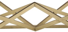 Designový konferenční stolek Malinda 110 cm černý / zlatý