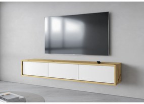 TV stolek Fiora 38 (dub artisan + bílá). 1066458