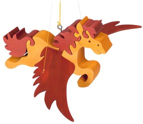 Fauna Dřevěný létající kůň na zavěšení