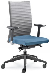 LD seating Element 430-SYS - Kancelářská židle  - šedá/modrá