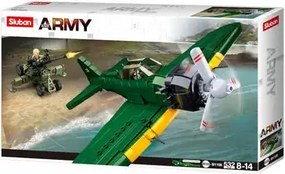 Sluban WWII M38-B1108 Stíhací letoun Mitsubishi A6M Zero / LEGO-kompat