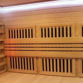 BPS-koupelny Kombinovaná sauna 2v1  - Infrasauna + finská sauna 200x200, 5-6 osob