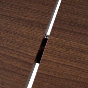 Rozkládací jídelní stůl s přídavnou deskou v dekoru ořechu 90x160 cm Sorell – Kalune Design