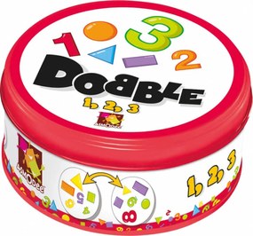 ASMODEE Hra postřehová Dobble 1-2-3 v plechové krabičce *SPOLEČENSKÉ HRY* asdobcf01cz