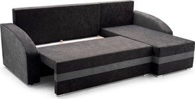 Casarredo - Komfort nábytek Rohová sedací souprava WALERIANA rozkládací s úložným prostorem, Suedine 1/3100