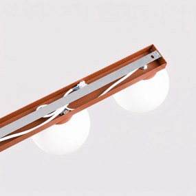 Sollux Lighting Stropní svítidlo YOLI 4 okrově červené